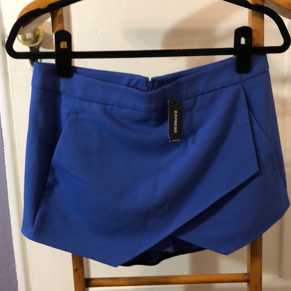 Skirts | Nwt Cobalt Blue Skort | Poshmark